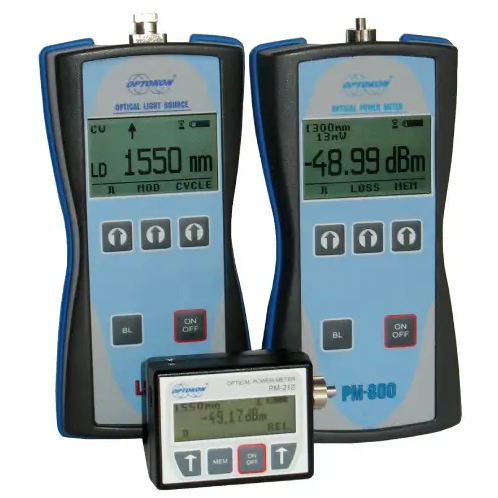 Fiber power meters and light sources. OPTOKON Украина